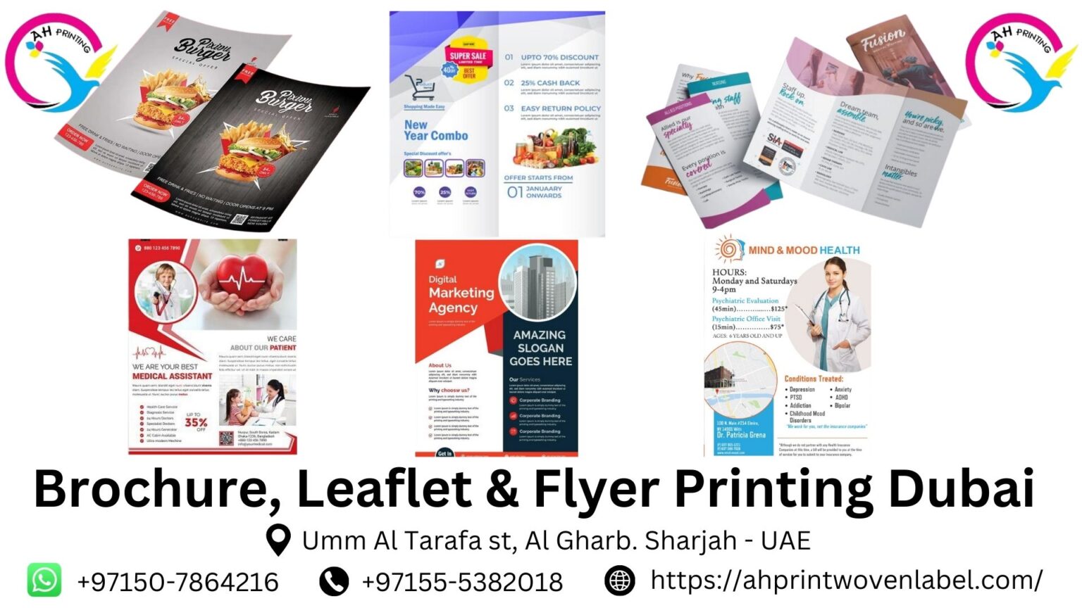 Professional Brochure Leaflet & Flyer Printing Services in Dubai
